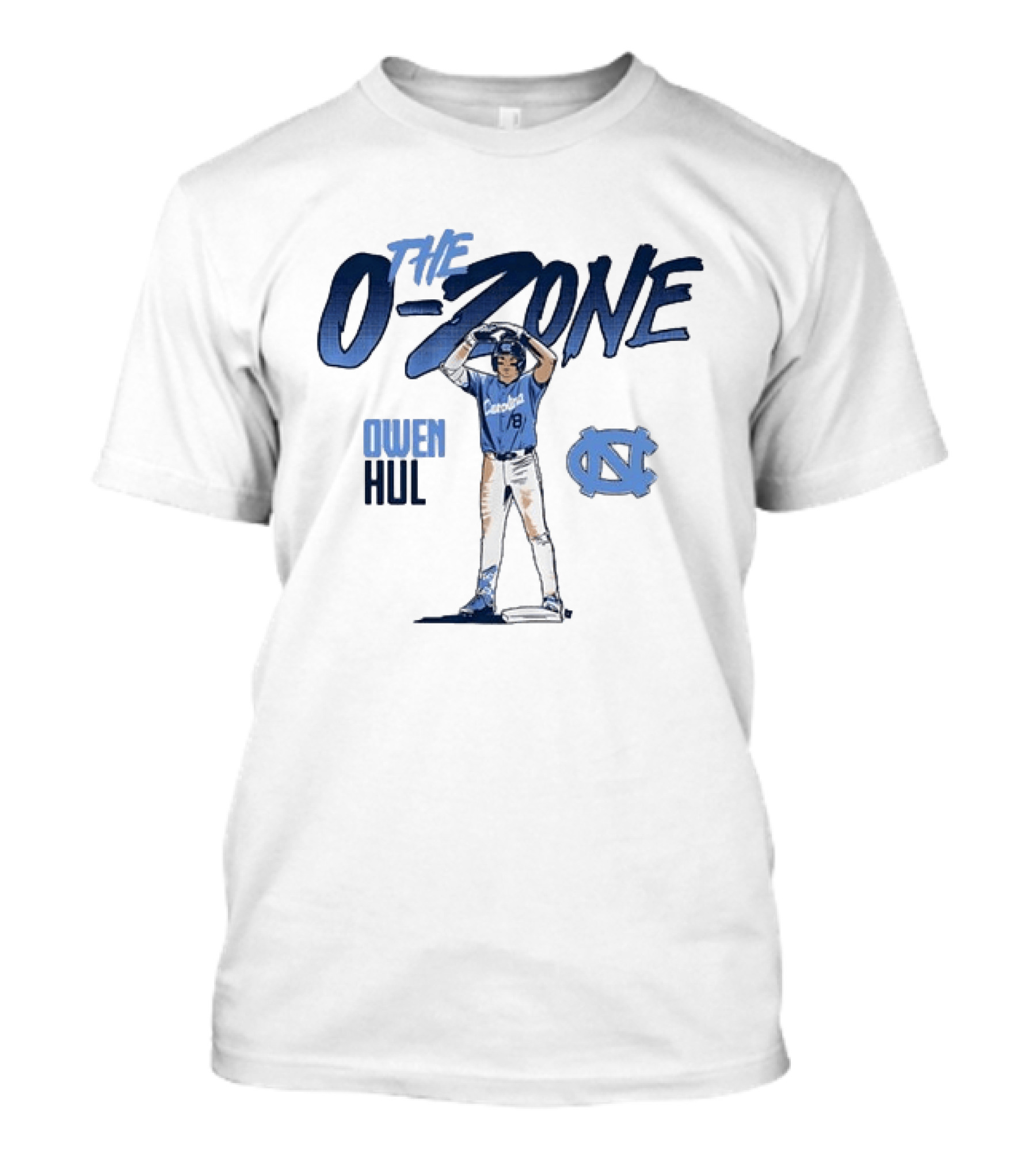 Owen Hull North Carolina Tar Heels NCAA Baseball The O Zone Carolina 8 T-Shirt
