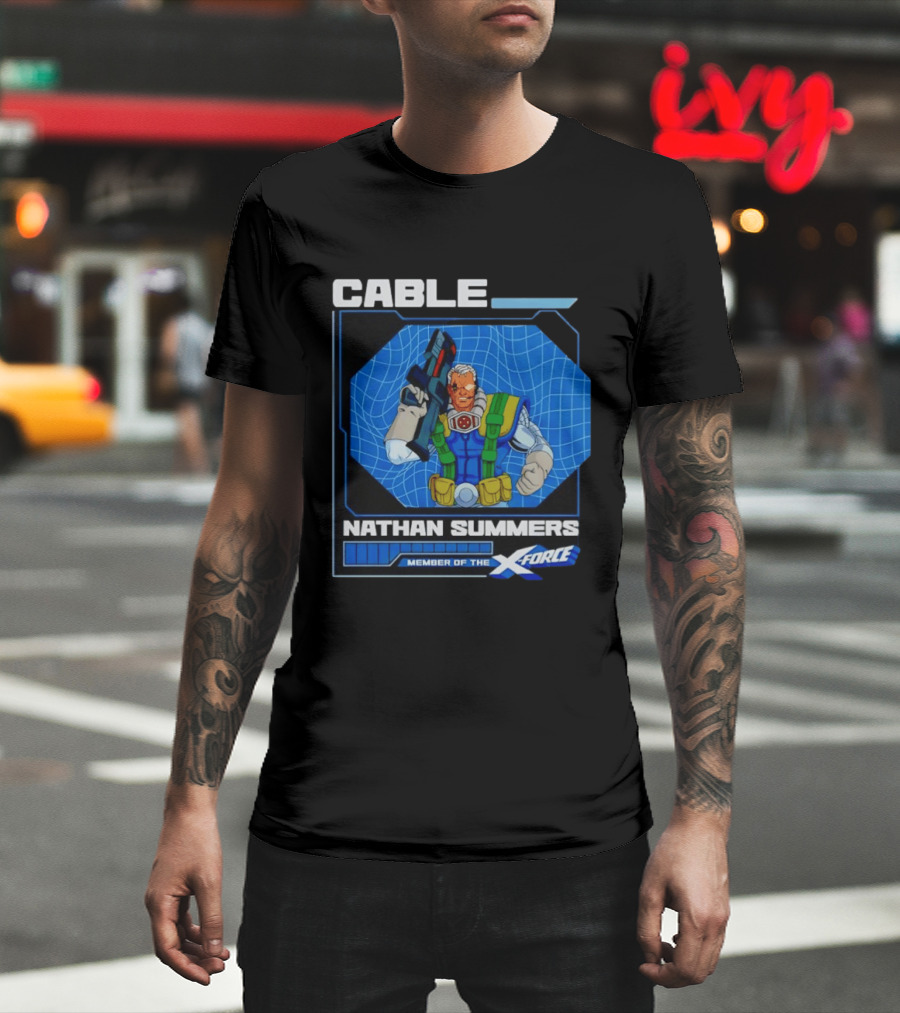 Cable Nathan Summers Member Of The X Force Marvel Comics T-Shirt