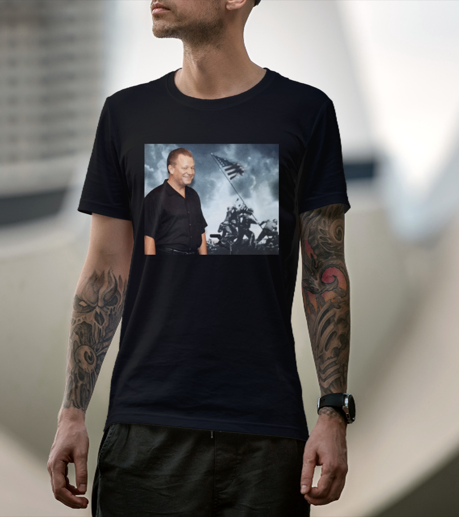 James Bradley Flags Of Our Fathers Iconic Image T-Shirt