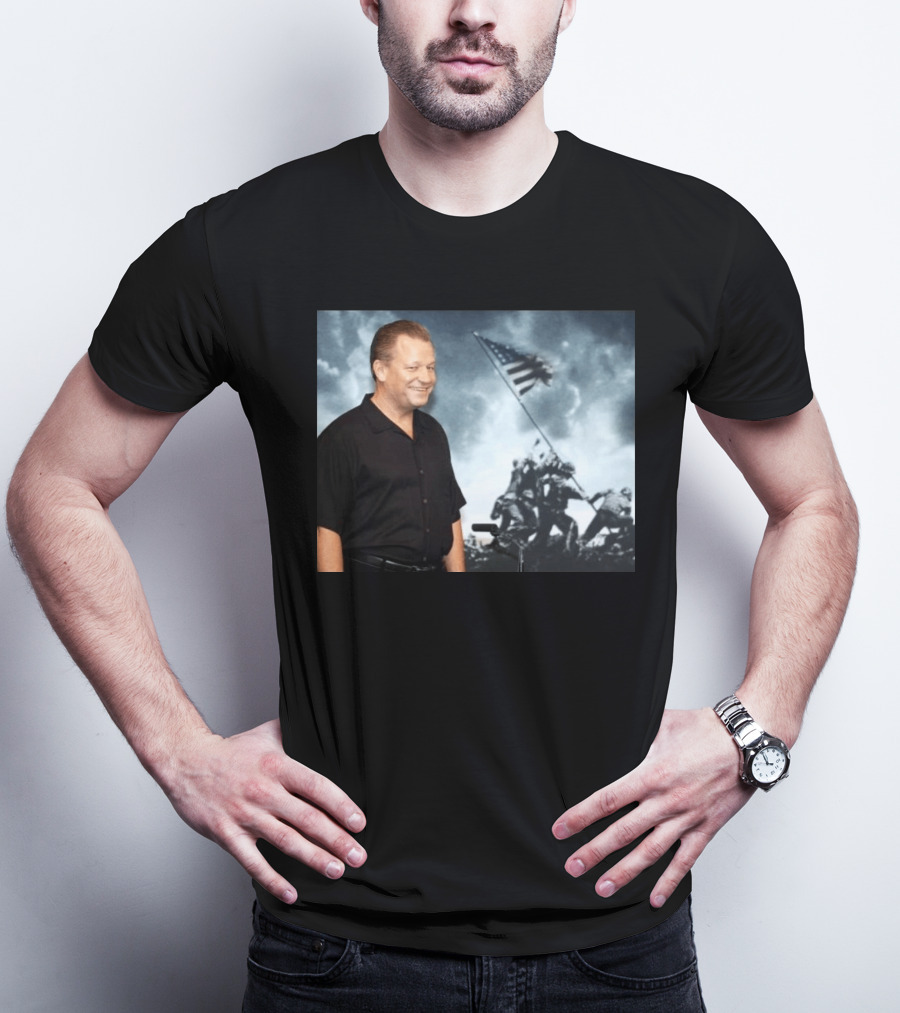 James Bradley Flags Of Our Fathers Iconic Image T-Shirt