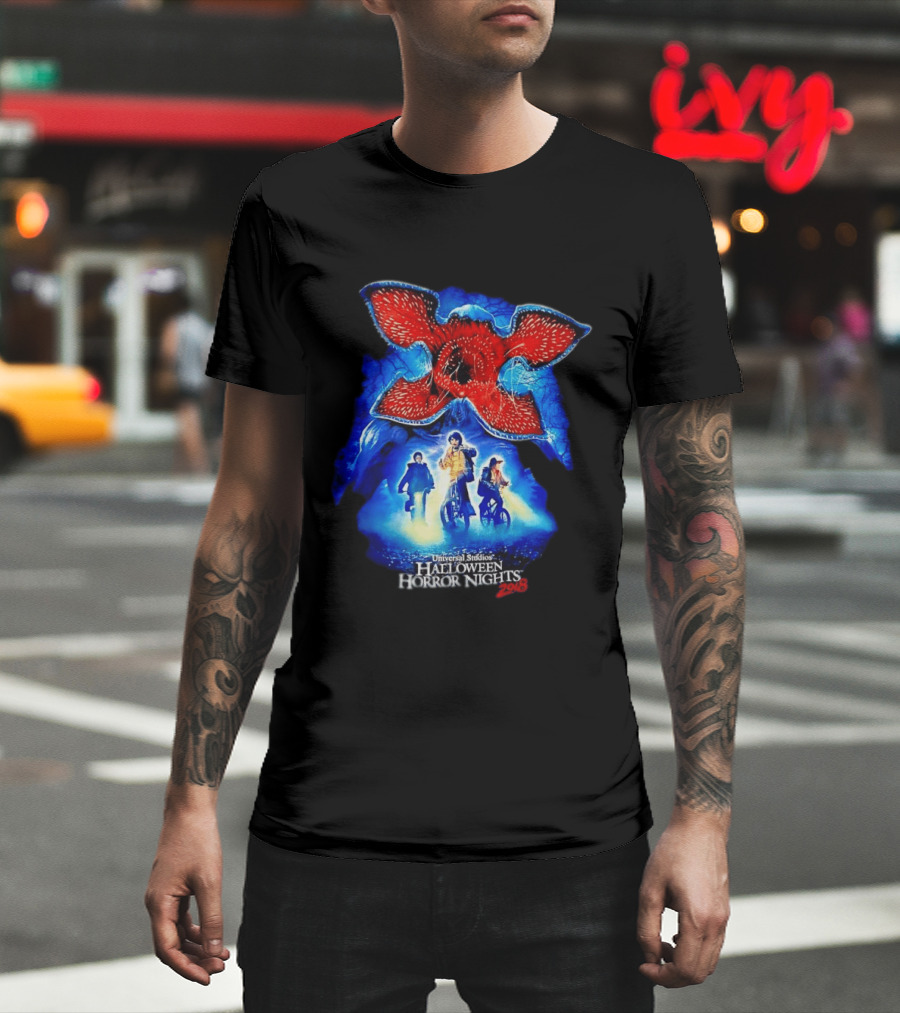 Demogorgon Stranger Things Universal Studios Halloween Horror Nights 2018 T-Shirt