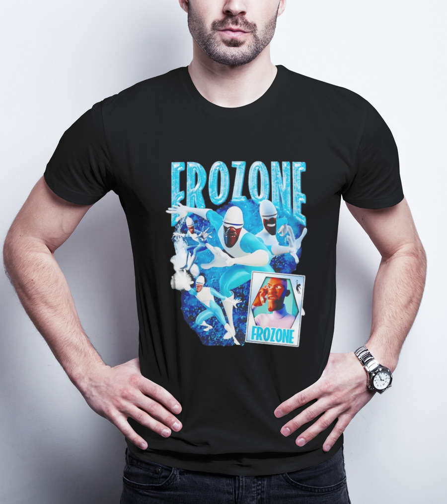 Frozone The Incredibles Disney Movie T-Shirt