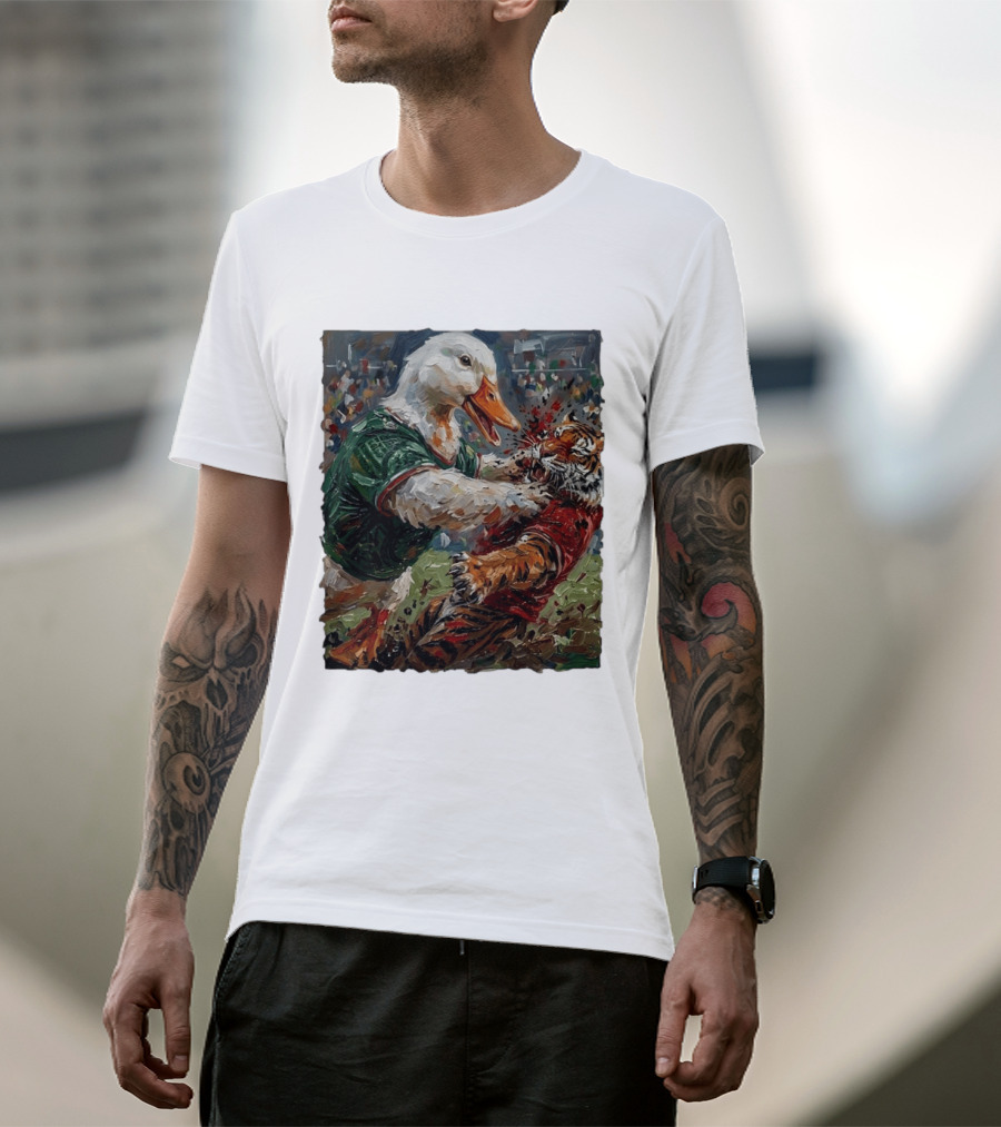 Oregon Ducks Auburn Tigers Football Rivalry Clash T-Shirt