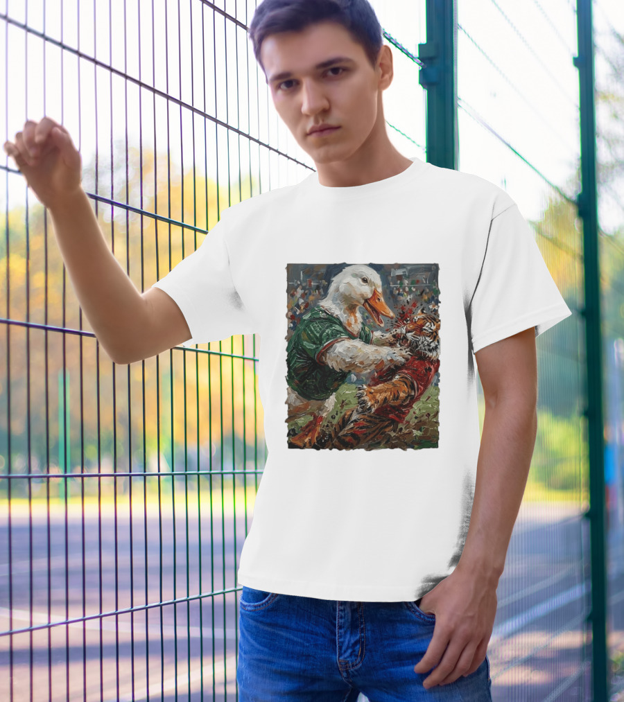 Oregon Ducks Auburn Tigers Football Rivalry Clash T-Shirt