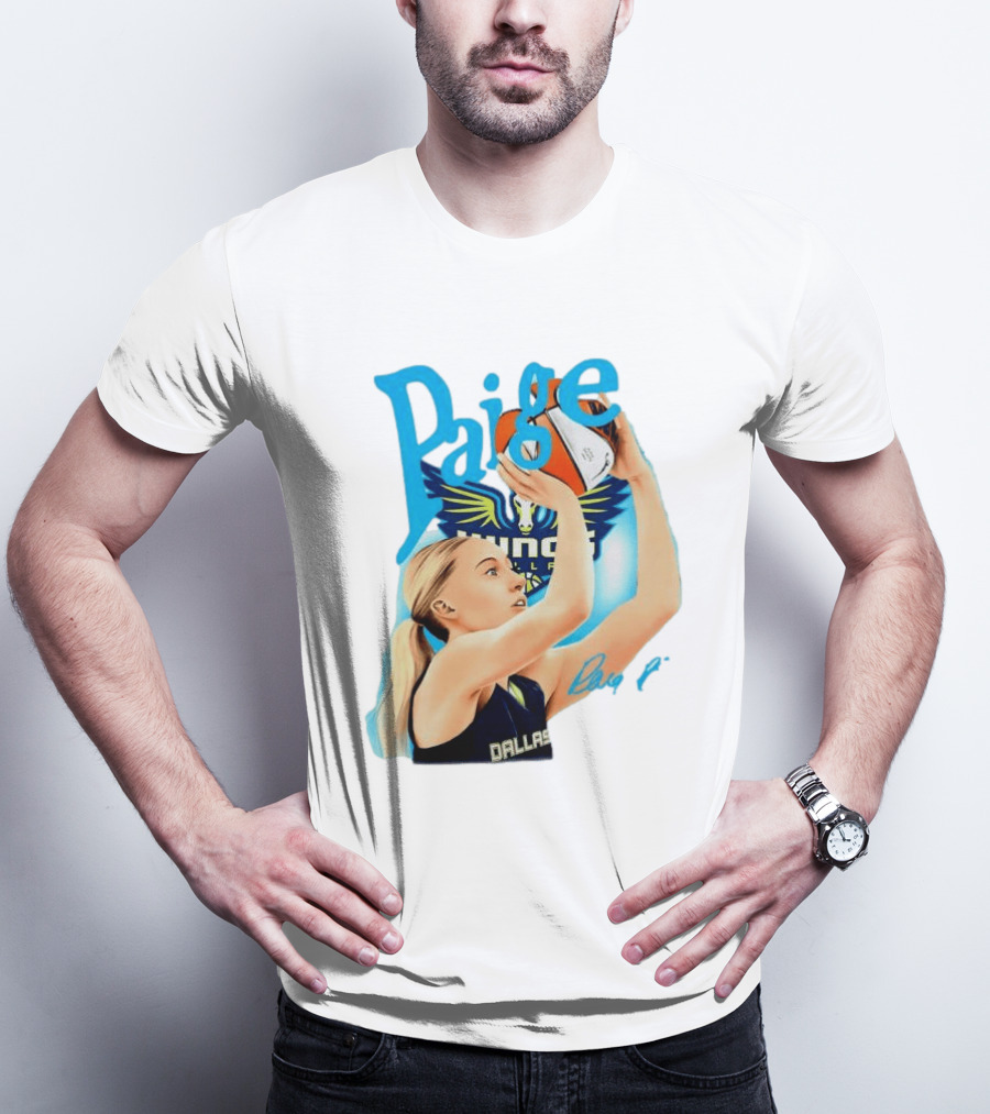 Paige Bueckers Dallas Wings Basketball WNBA Player T-Shirt