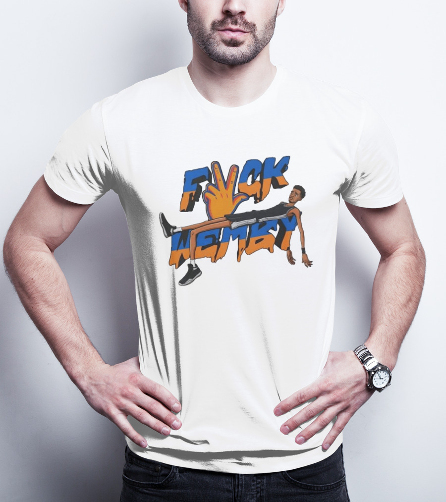 Victor Wembanyama Spurs Fvck Wemby Basketball Artistry T-Shirt