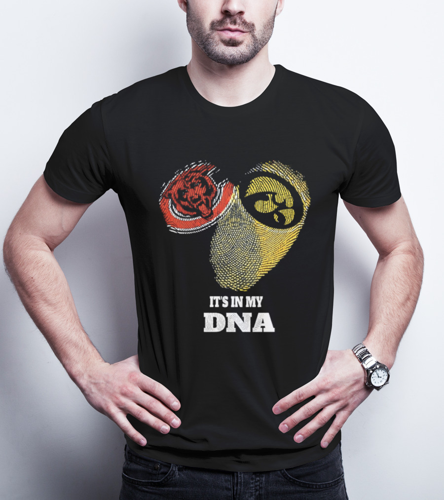Chicago Bears Iowa Hawkeyes It's In My DNA T-Shirt