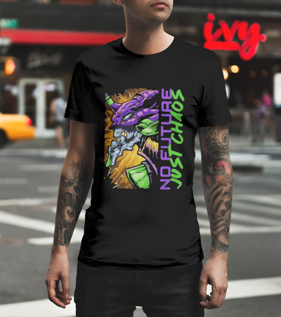 Evangelion Unit 01 No Future Just Chaos Neon Genesis Evangelion T-Shirt