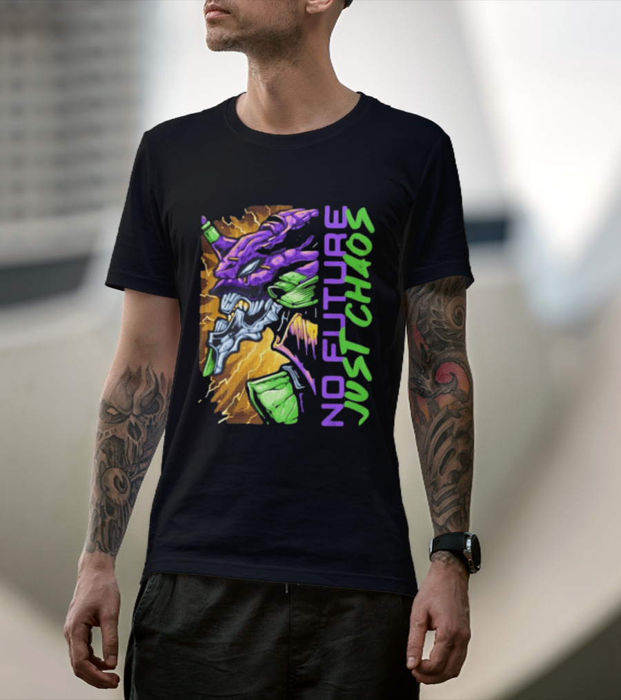 Evangelion Unit 01 No Future Just Chaos Neon Genesis Evangelion T-Shirt