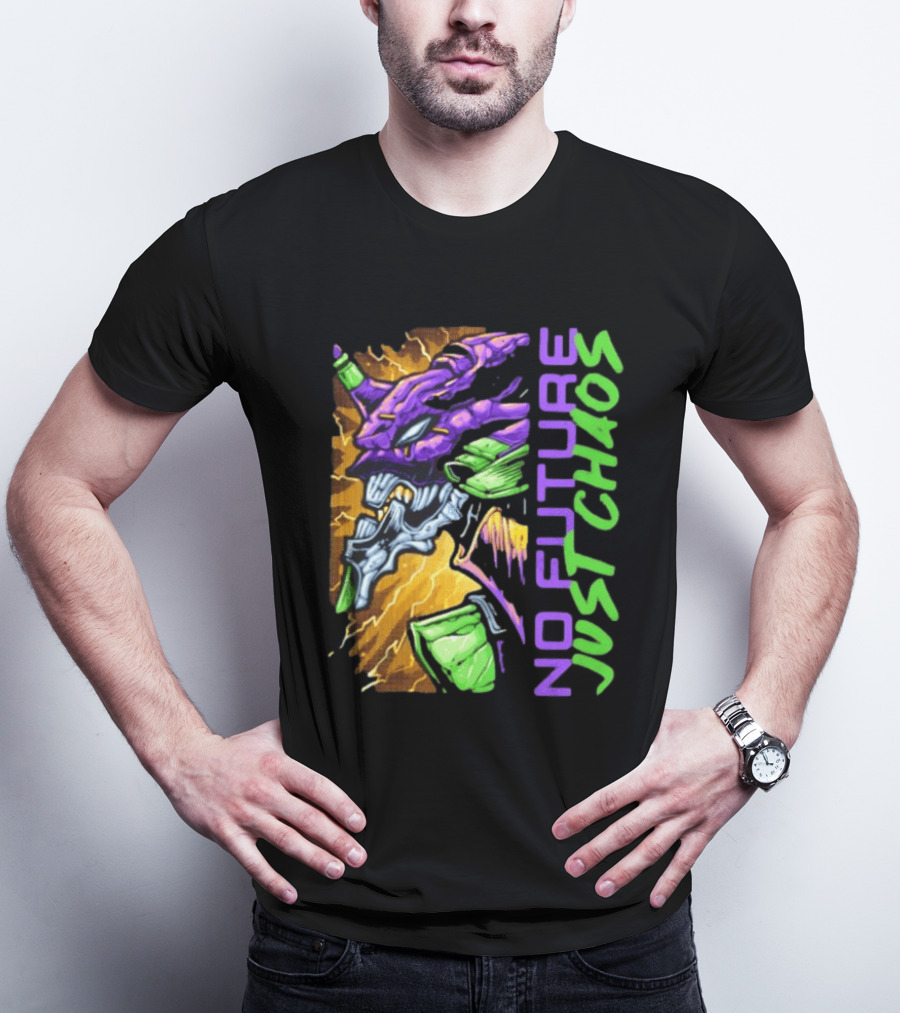 Evangelion Unit 01 No Future Just Chaos Neon Genesis Evangelion T-Shirt