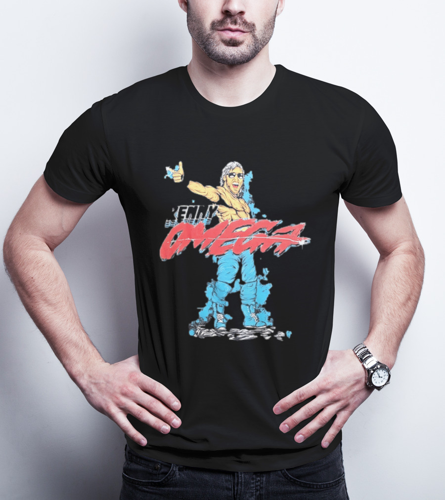 Kenny Omega Pro Wrestling Illustration With Omega Splash T-Shirt