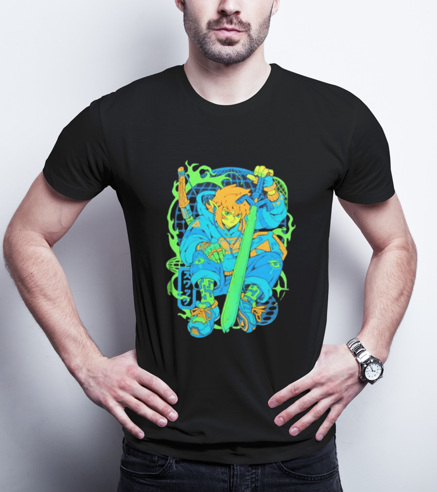 Link Legend Of Zelda Hylian Hero Swag Master Sword Streetwear Men's T-Shirt