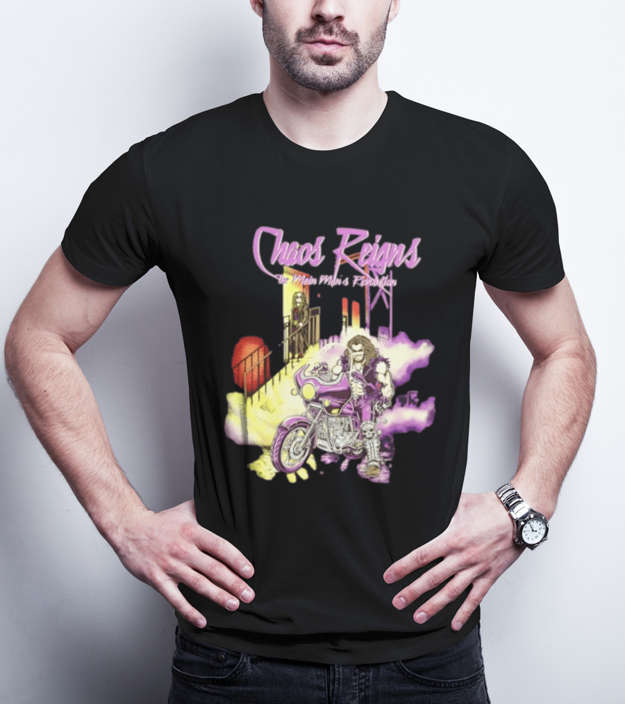 Chaos Reigns Lobo DC Comics Main Man's Revolution Motorcycle Rider T-Shirt
