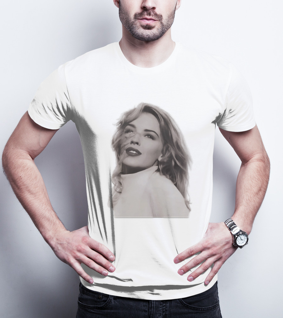 Kylie Minogue Iconic Music Star Portrait Vintage Aesthetic T-Shirt
