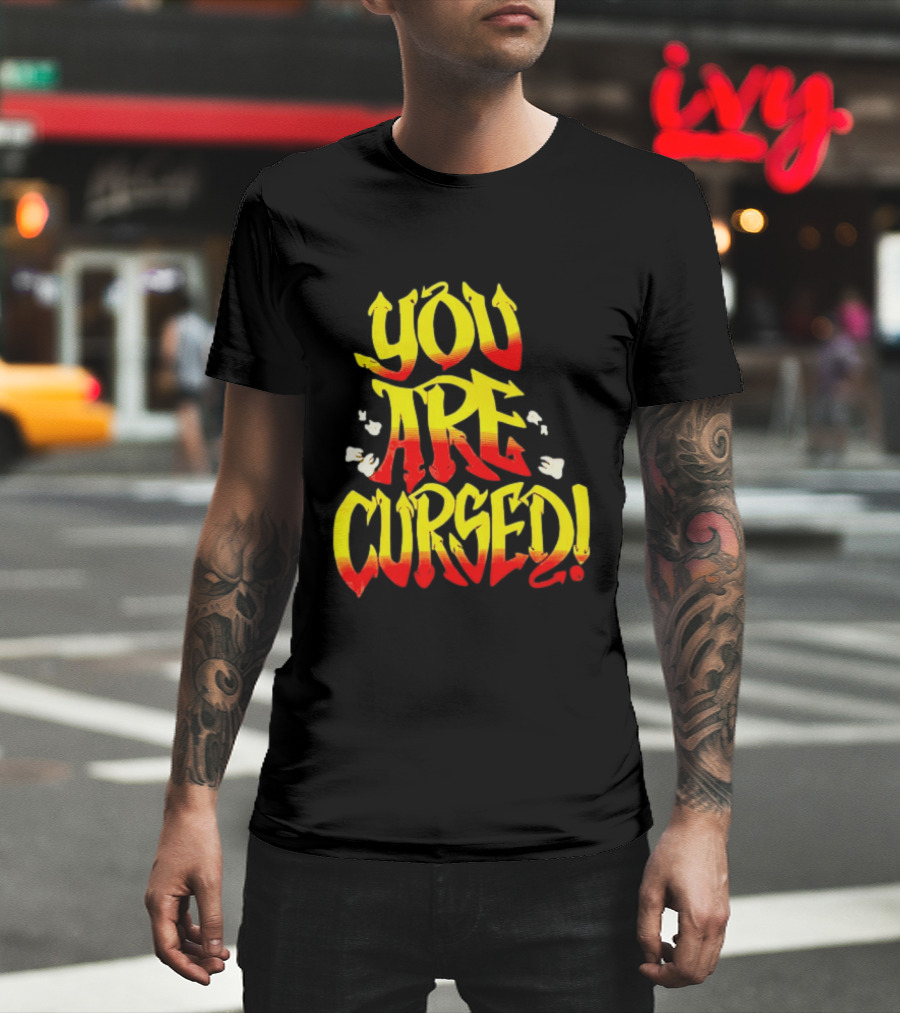 Danhausen You Are Cursed Bold Graffiti T-Shirt