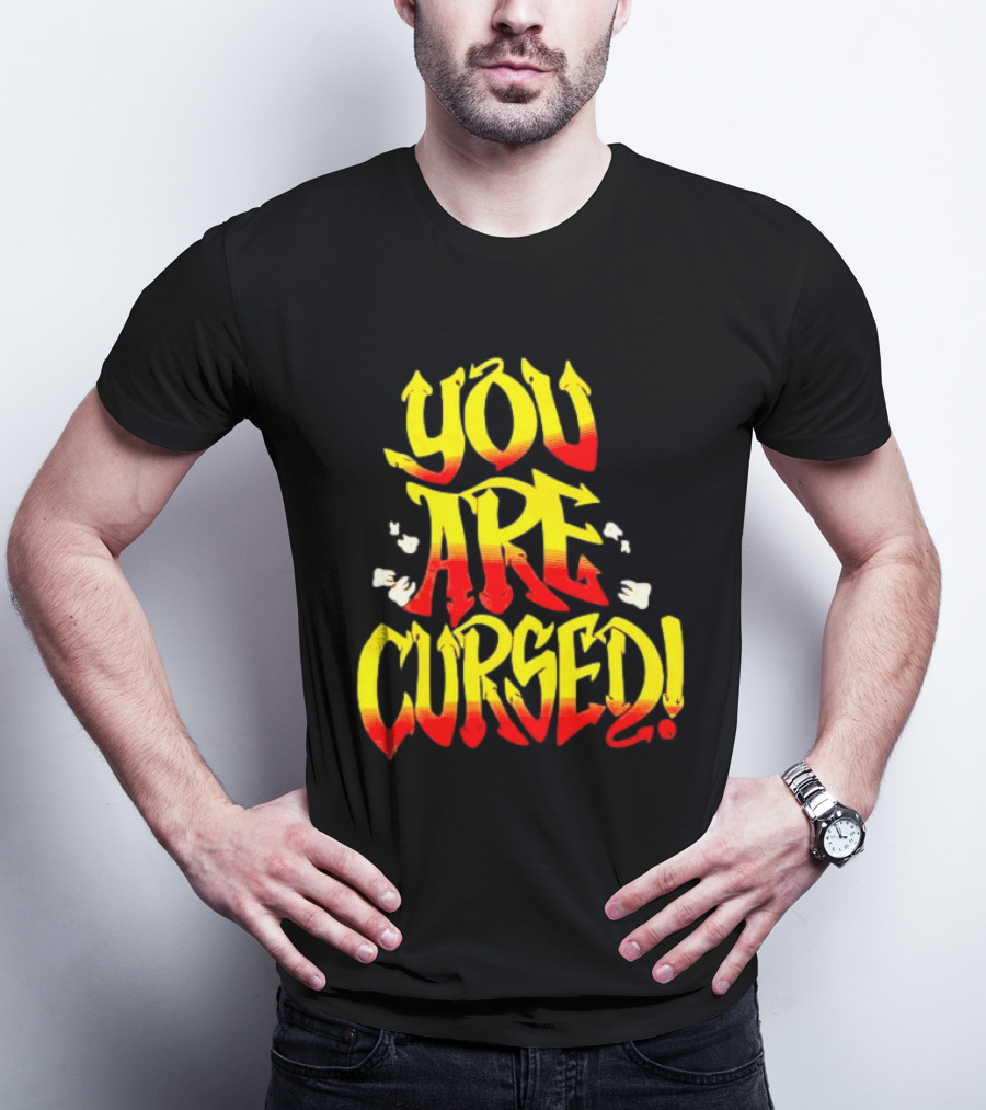 Danhausen You Are Cursed Bold Graffiti T-Shirt