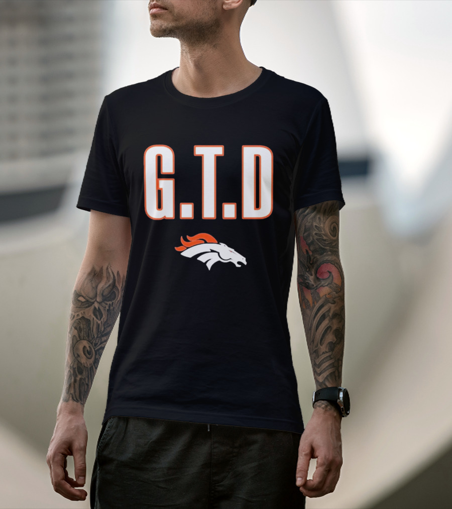 Denver Broncos GTD Official Team Merchandise T-Shirt