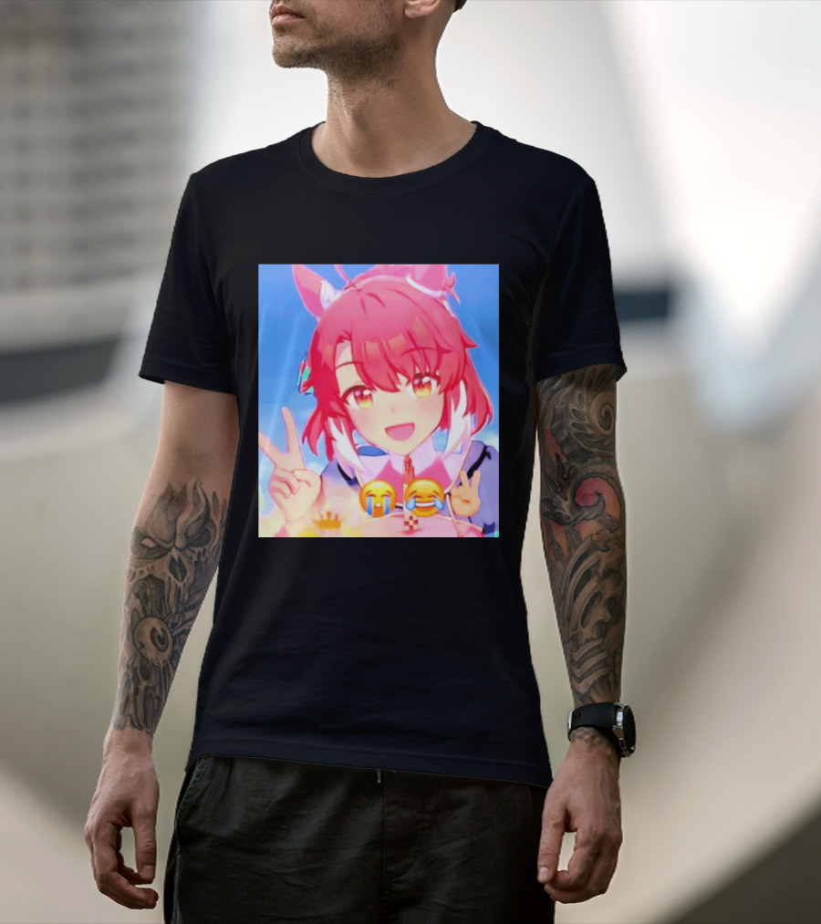 Happy Birthday Dantsu Flame 2026 Anime Character Peace Emoji T-Shirt