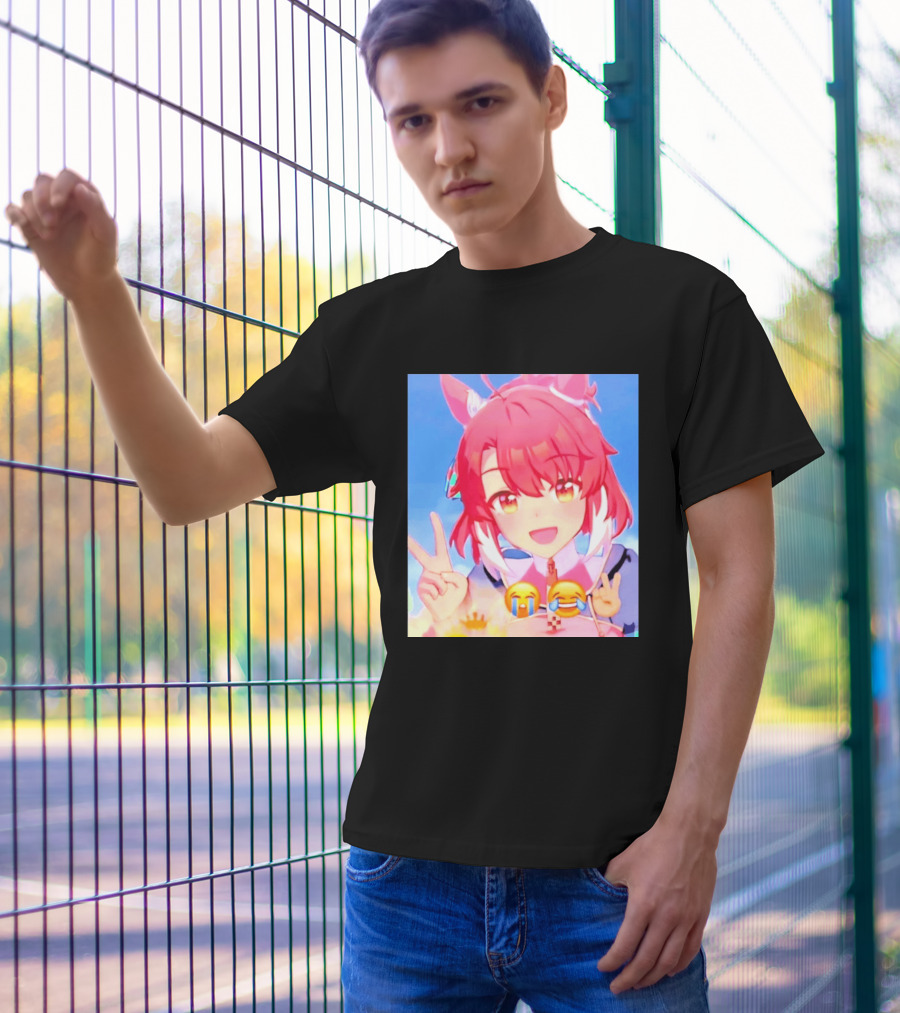 Happy Birthday Dantsu Flame 2026 Anime Character Peace Emoji T-Shirt