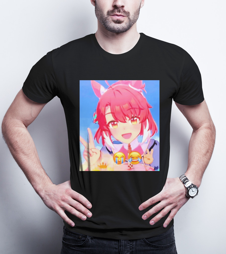 Happy Birthday Dantsu Flame 2026 Anime Character Peace Emoji T-Shirt