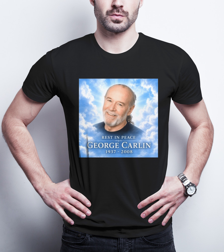 Rest In Peace George Carlin 1937 2008 Memorial T-Shirt