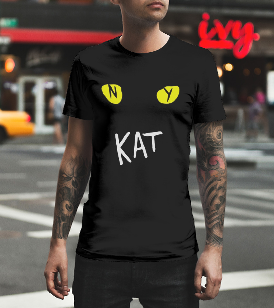New York NY KAT Cat Eyes Karl Anthony Towns Knicks T-Shirt
