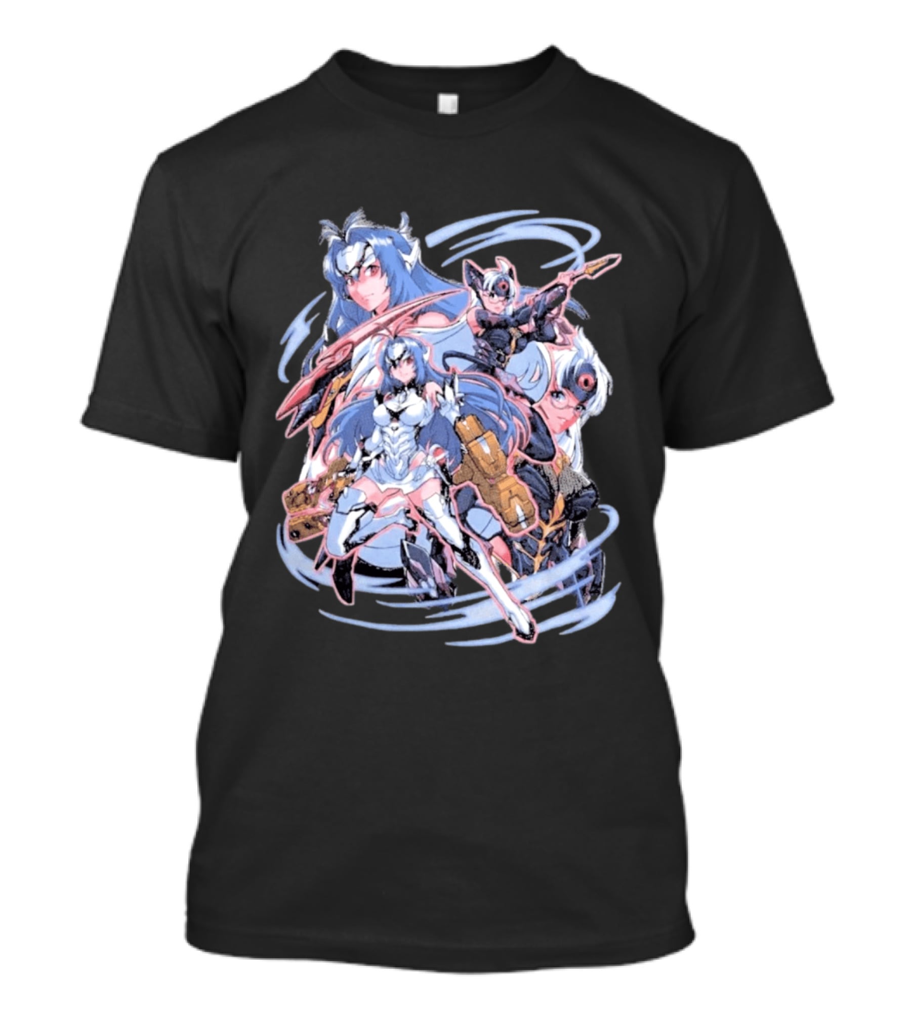 Xenosaga KOS MOS Anime Art Space Robots Heart T-Shirt