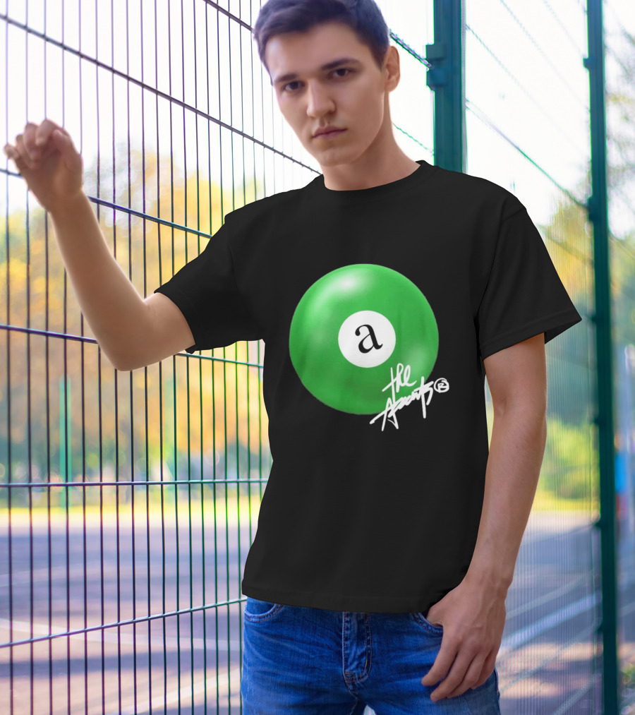 The Accents Collection Green Pool Ball Icon With Signature T-Shirt