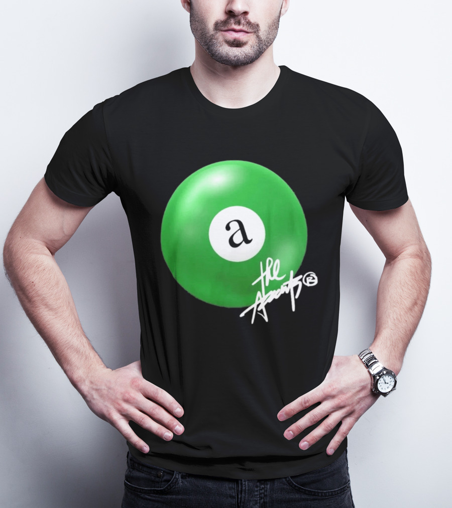 The Accents Collection Green Pool Ball Icon With Signature T-Shirt