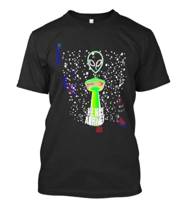 Wemby Spurs Alien He Has Arrived San Antonio Tower NBA Spurs T-Shirt