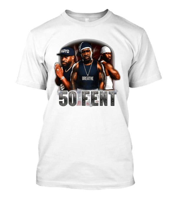 Original 50 Fent George Floyd Breathe 50 Cent T-Shirt