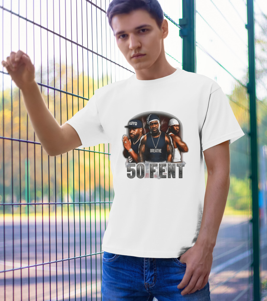 Original 50 Fent George Floyd Breathe 50 Cent T-Shirt
