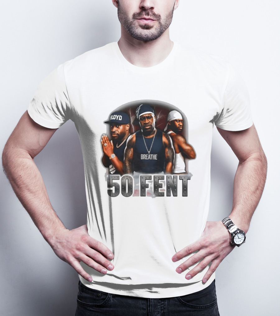 Original 50 Fent George Floyd Breathe 50 Cent T-Shirt