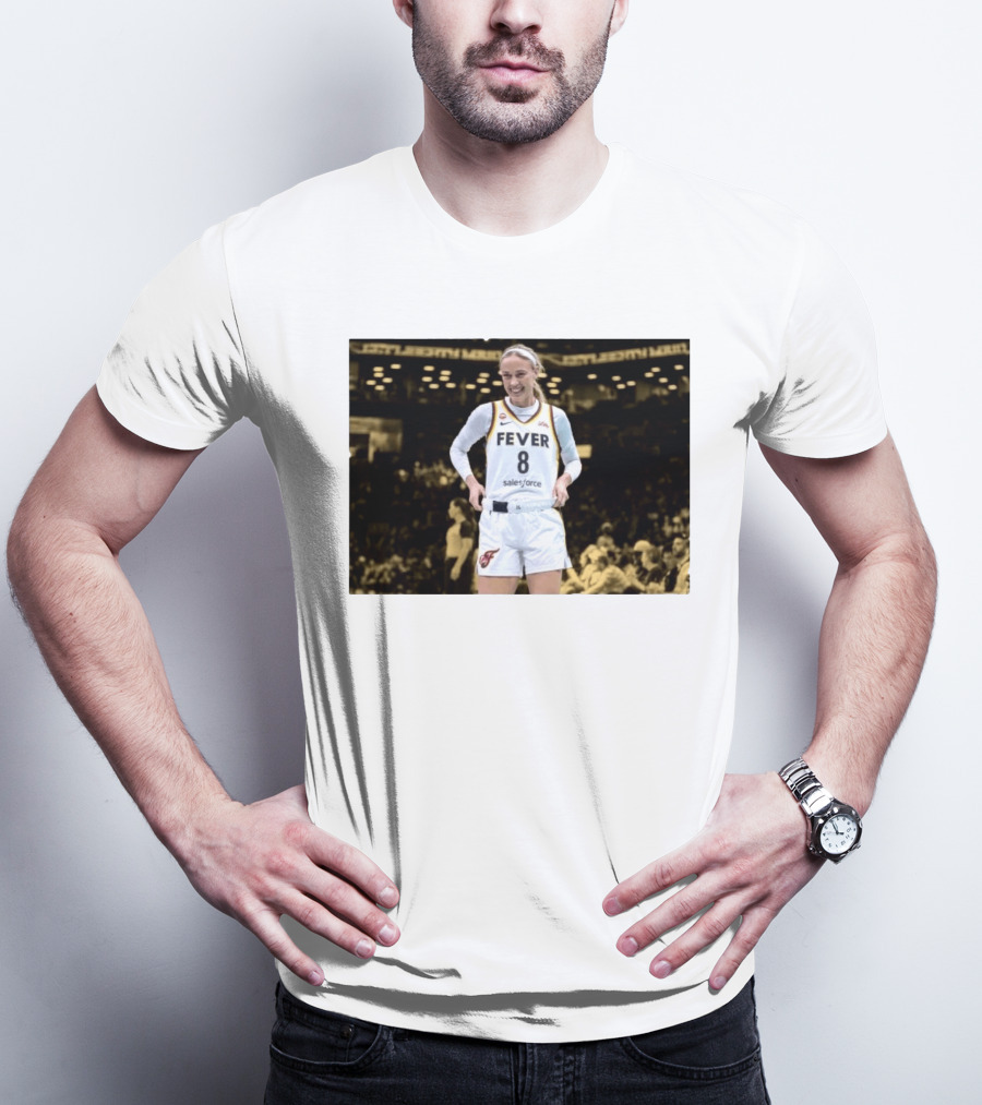 Indiana Fever Basketball Sophie's Favorite Knicks Player NBA Title Pursuit T-Shirt