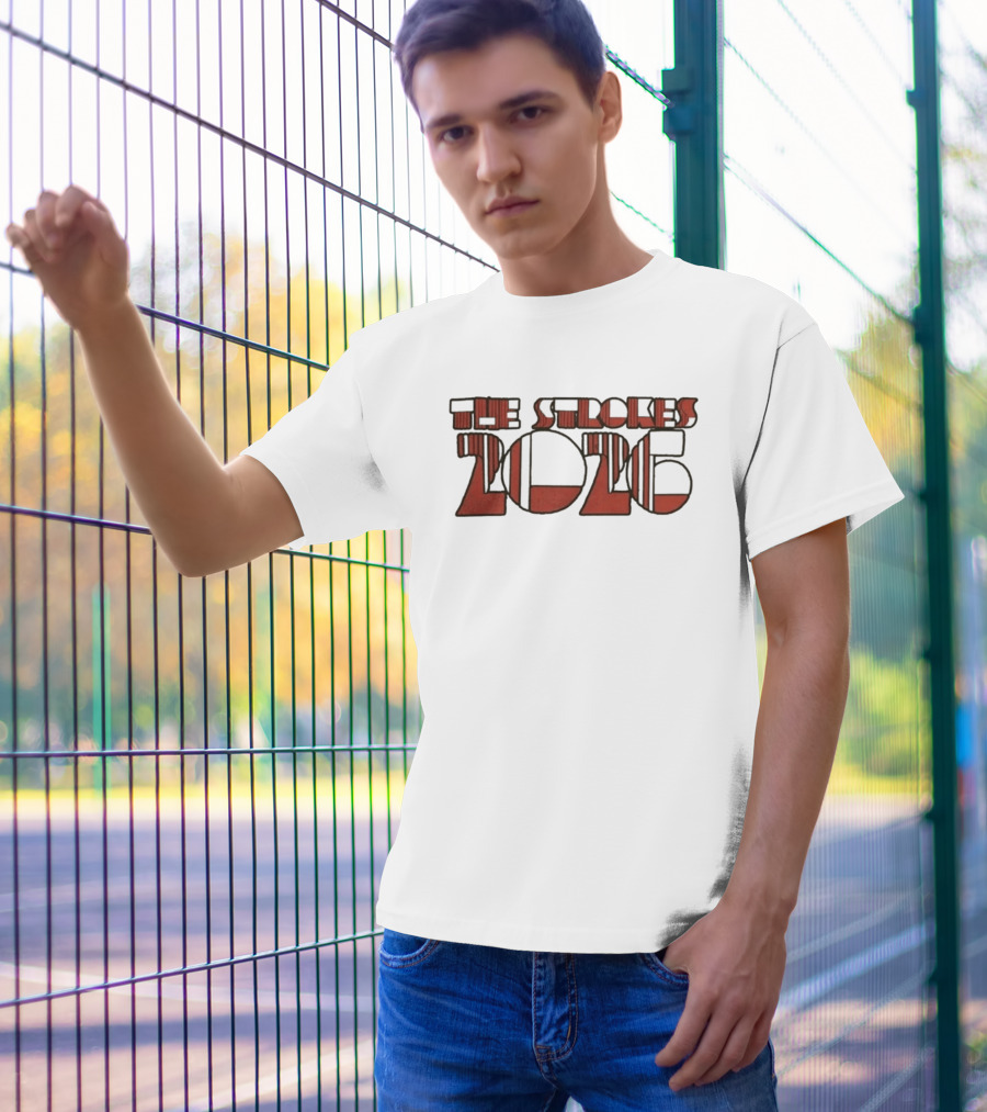 The Strokes 2026 Tour Vintage Red T-Shirt