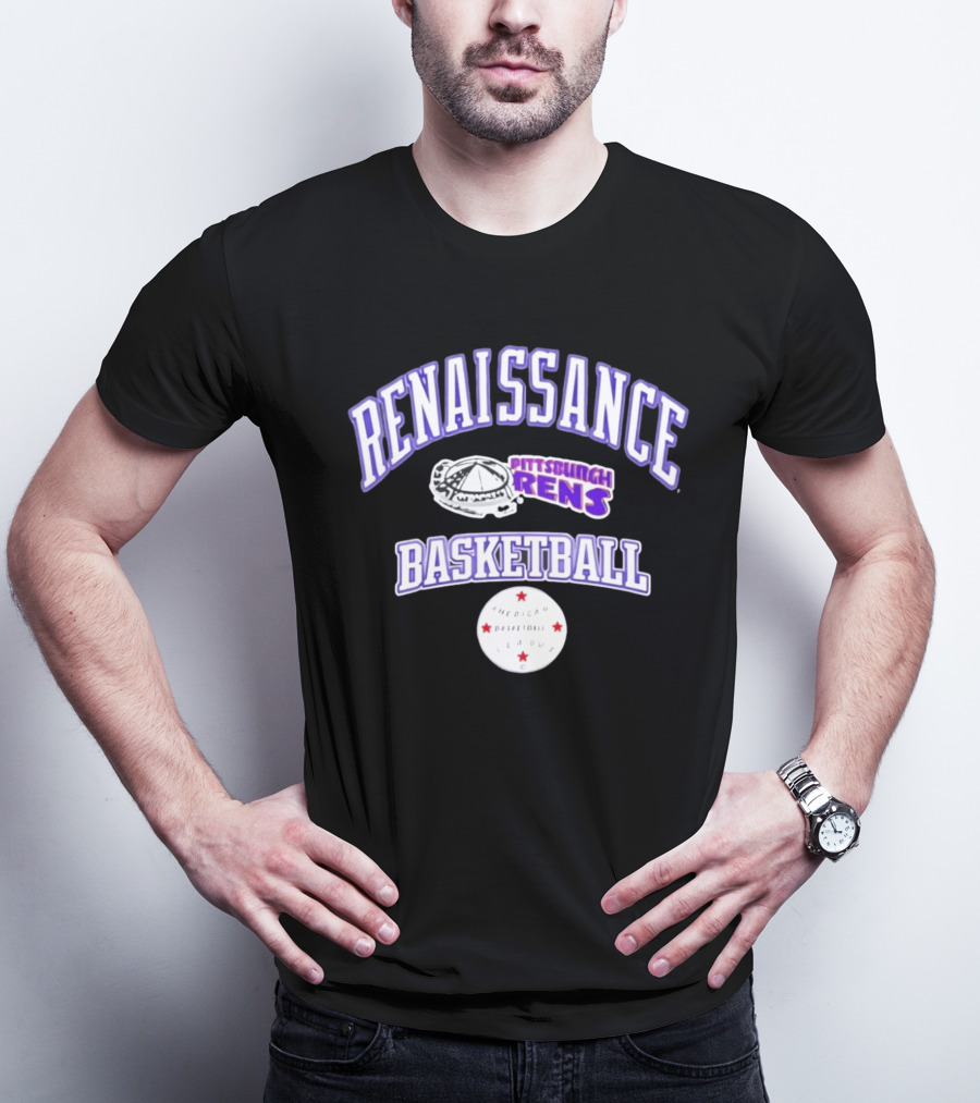 Renaissance Basketball Pittsburgh Rens American Basketball League T-Shirt