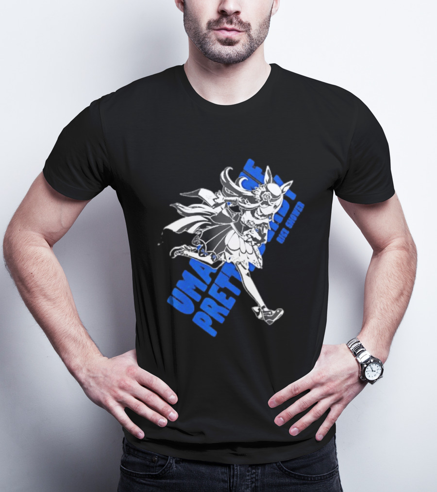 Umamusume Pretty Derby Rice Shower Character Run T-Shirt