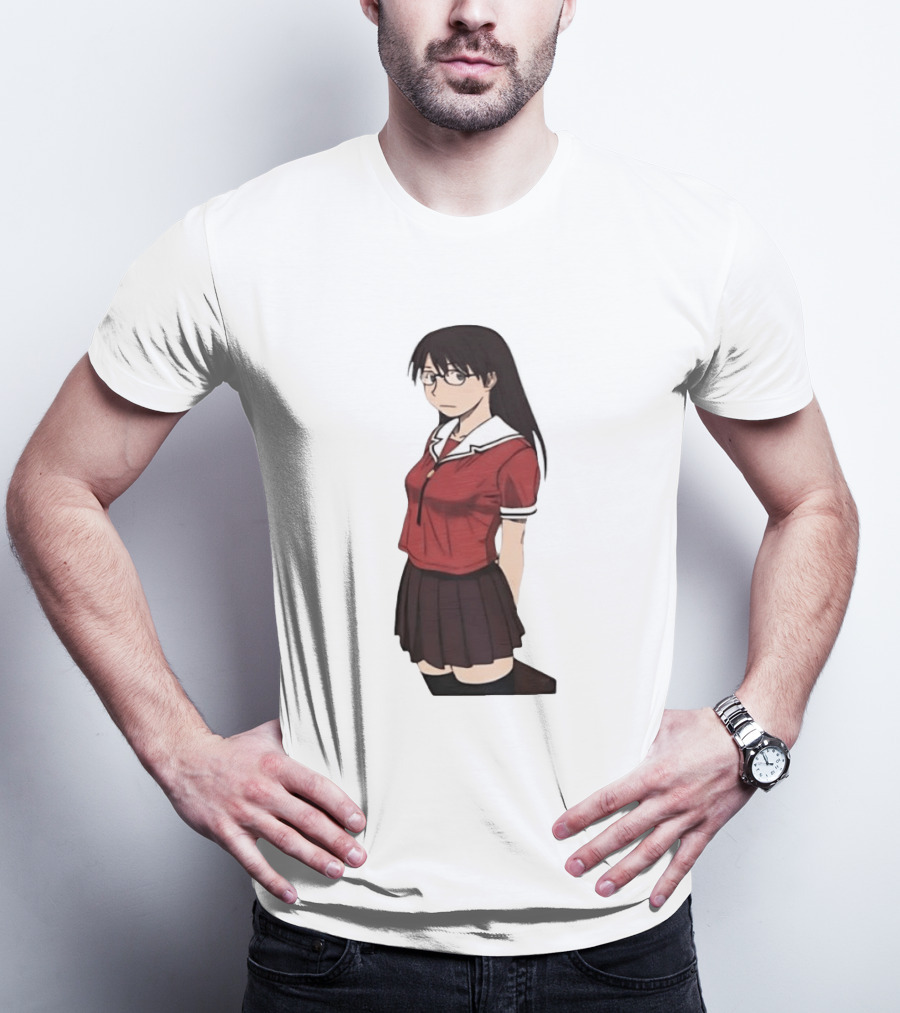 Azumanga Daioh Anime Yomi Character Red Outfit T-Shirt