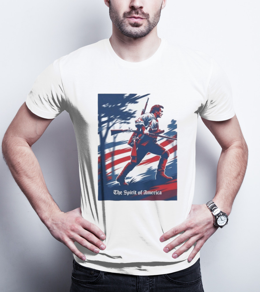 The Spirit Of America Benjamin Martin The Patriot Revolutionary T-Shirt