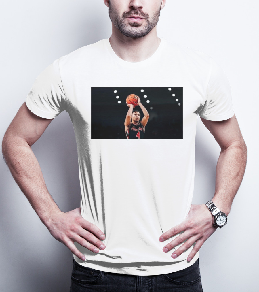 Kingston Flemings A Letter To NBA GMS Houston Basketball Player With Ball T-Shirt