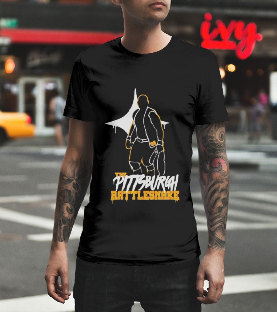 Steve Austin Pittsburgh Steelers The Pittsburgh Rattlesnake 98 T-Shirt