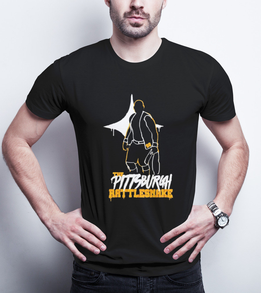 Steve Austin Pittsburgh Steelers The Pittsburgh Rattlesnake 98 T-Shirt
