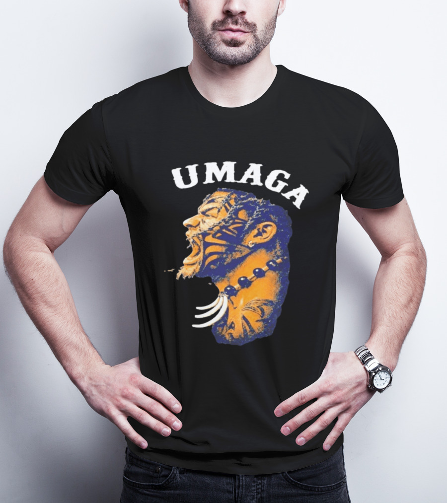 Umaga Samoan Bulldozer Wrestling Face Paint T-Shirt