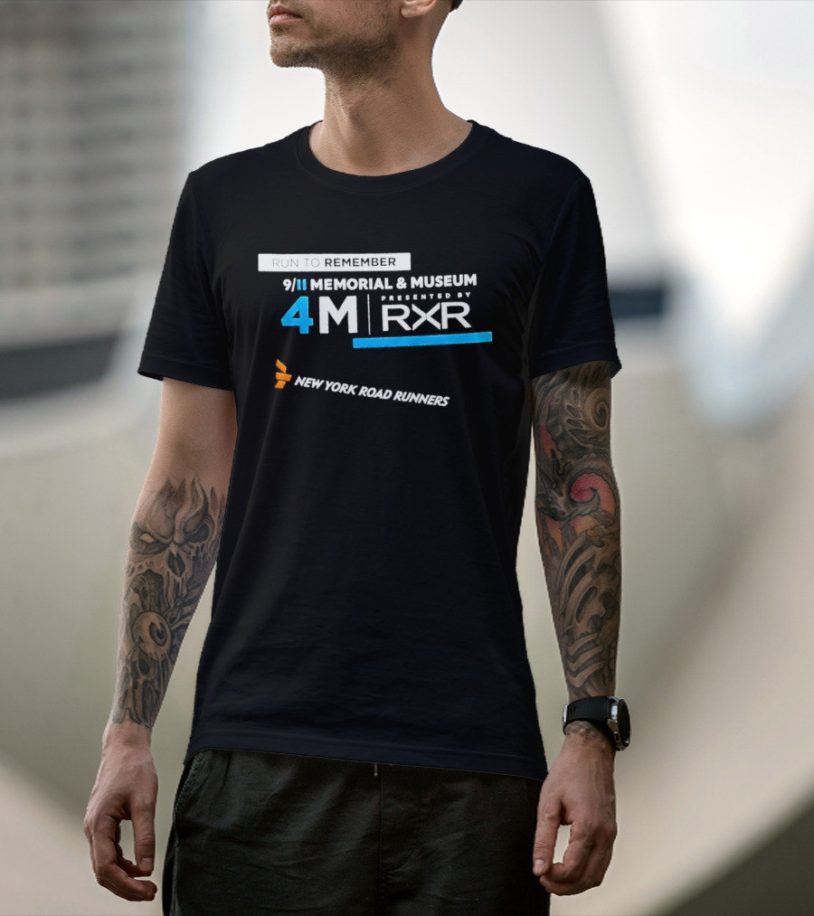 Run To Remember 9/11 Memorial & Museum 4M Presented By RXR New York Road Runners T-Shirt