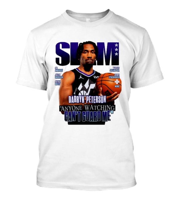 Darryn Peterson SLAM Utah Jazz Basketball Anyone Ing Can't Guard Me T-Shirt