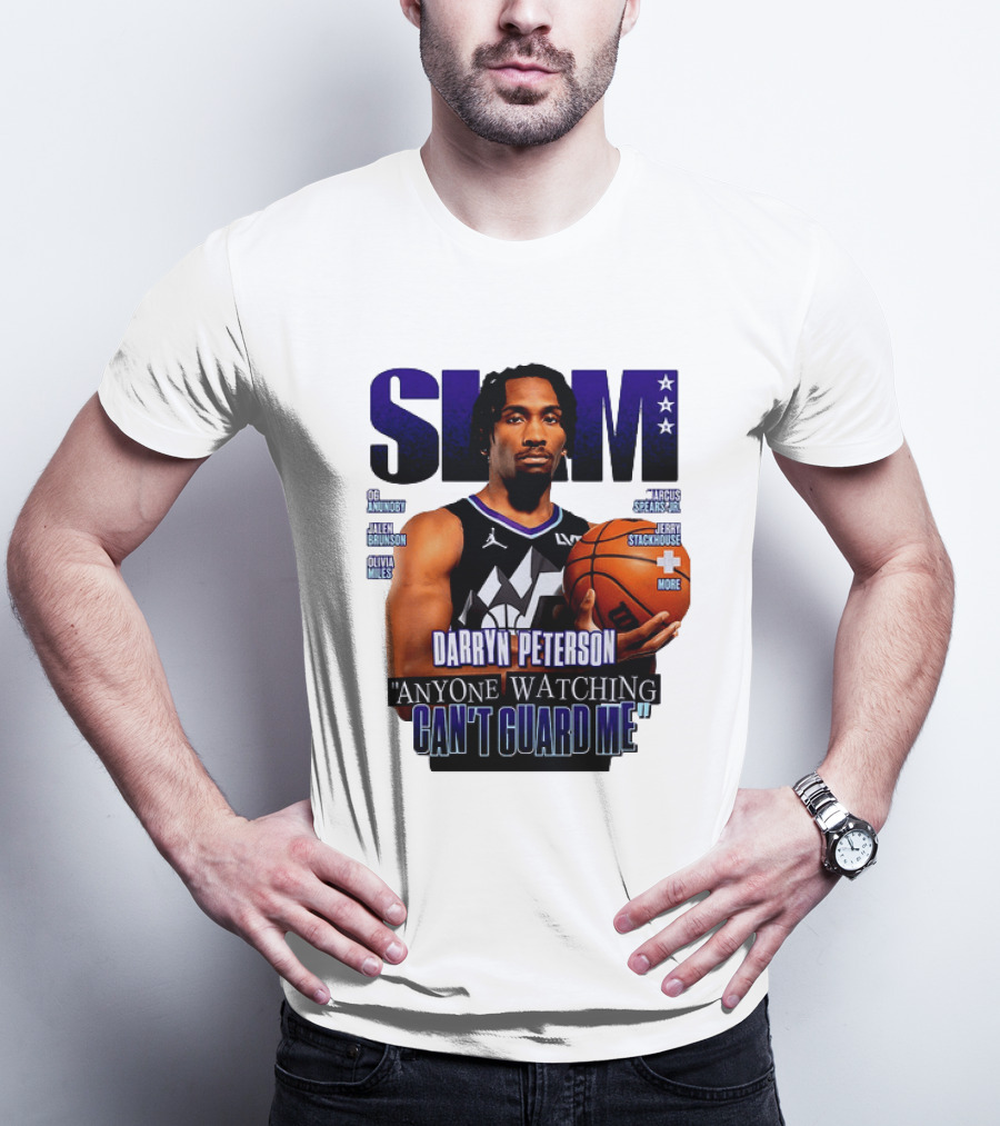 Darryn Peterson SLAM Utah Jazz Basketball Anyone Ing Can't Guard Me T-Shirt