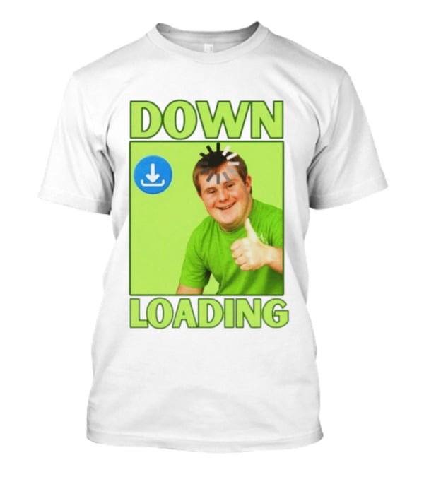 DOWN LOADING Person Thumbs Up Download T-Shirt