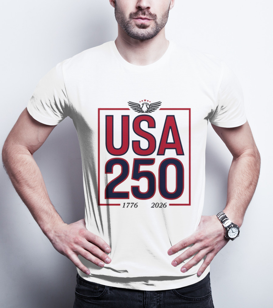 USA 250 Semiquincentennial Eagle 1776 2026 Anniversary T-Shirt