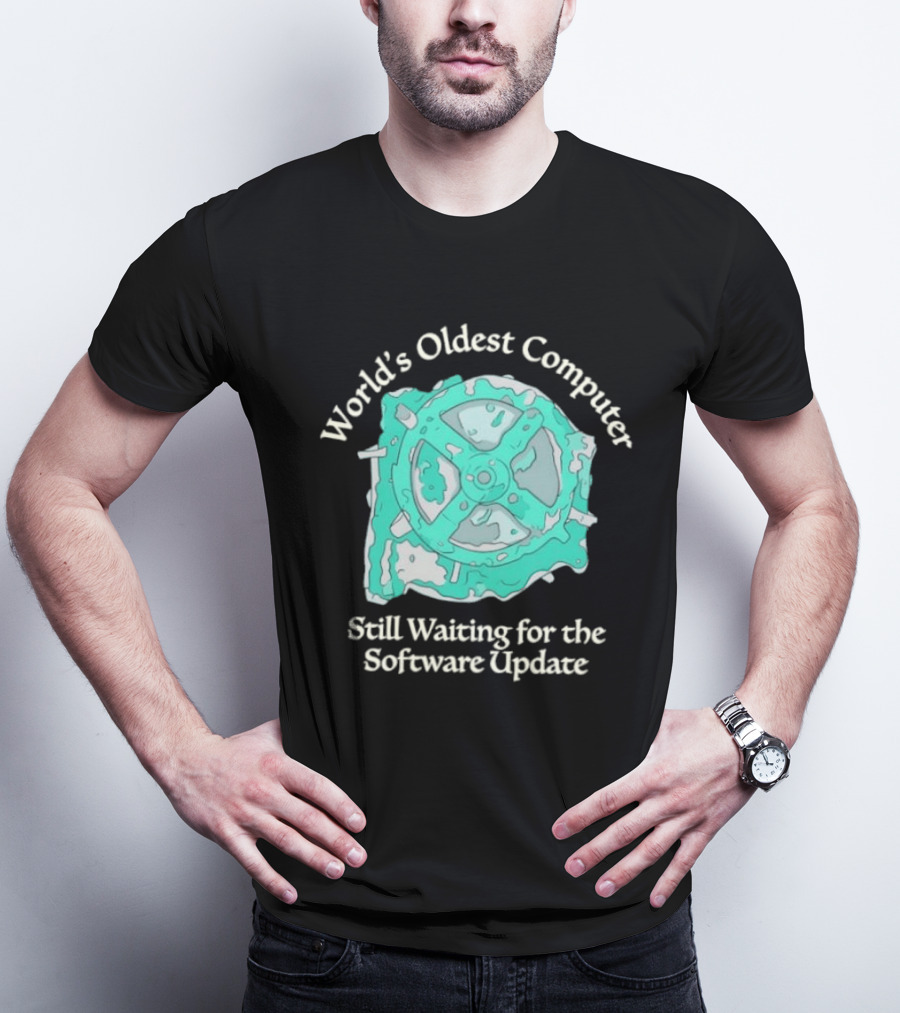 Antikythera Mechanism World's Oldest Computer Still Waiting For The Software Update T-Shirt