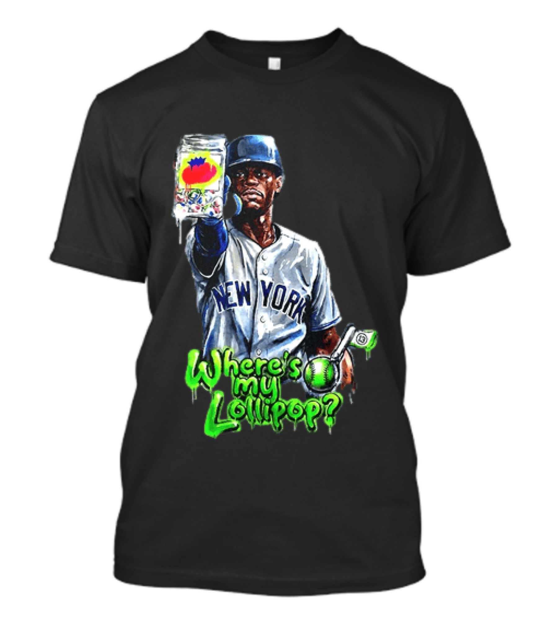 New York Mets Curtis Granderson Where's My Lollipop T-Shirt